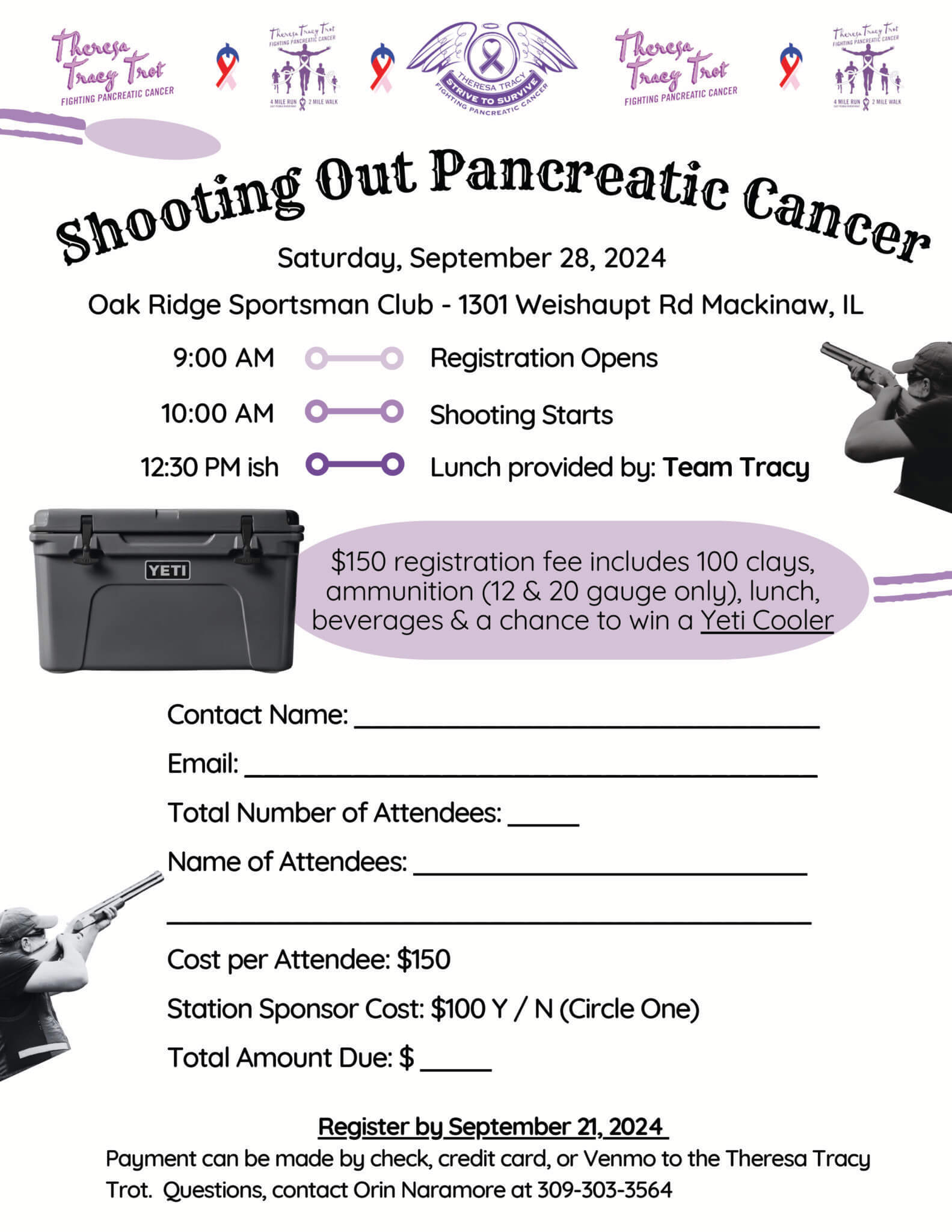 Shooting Out Pancreatic Cancer | Oak Ridge Sportsman's Club